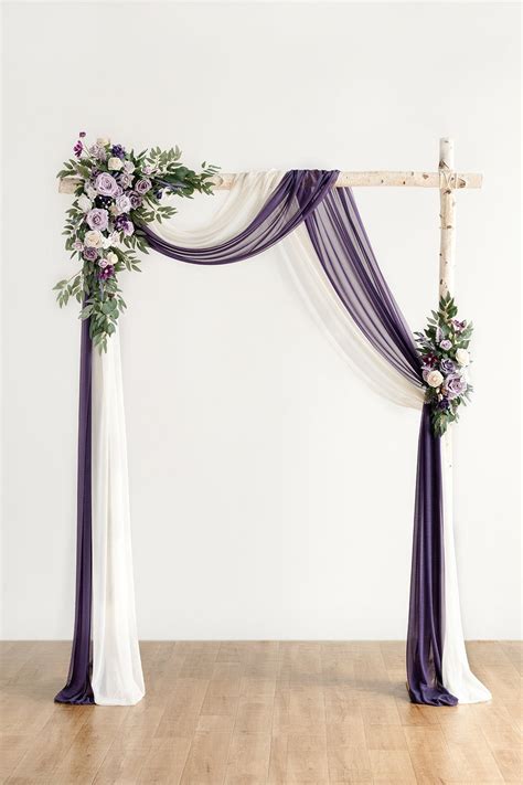 Elegant Purple Wedding Arch Flowers Transform Your Ceremony