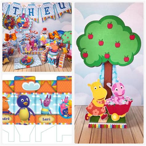 Arquivo De Corte Kit Festa Backyardigans Brindes Elo7