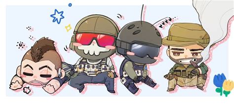 Chibi Characters Fictional Characters Cod Memes Rainbow Six Siege