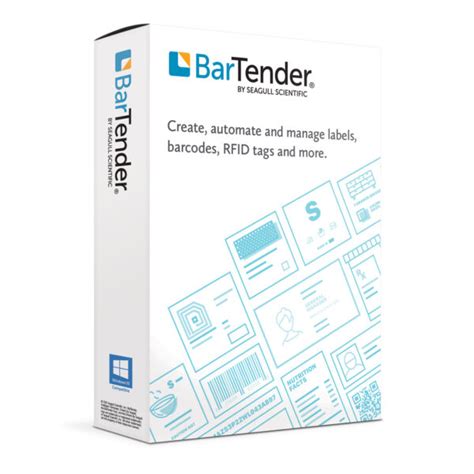 Bartender Starter Edition Label Software Bts 1 1x Lic For 1 Printer 1