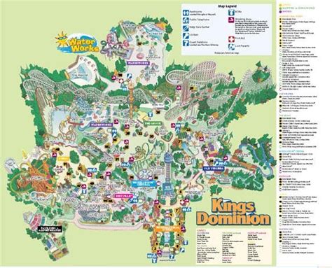 Newsplusnotes Kings Dominion 2007 Park Map