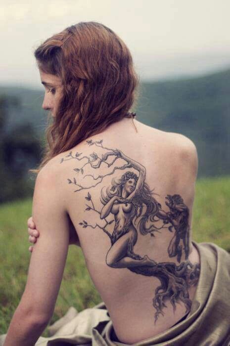Naked Lady Tattoo Beautiful Picture Tattoos Mother Nature Tattoos