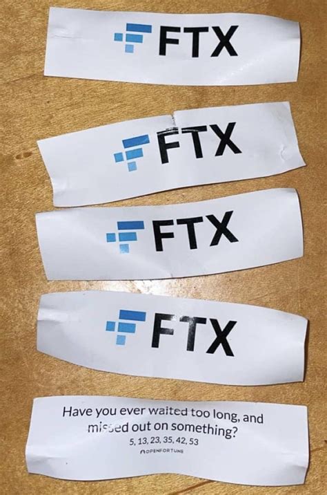 Fortune Cookies With Ftx Ads Inside Rmildlyinfuriating