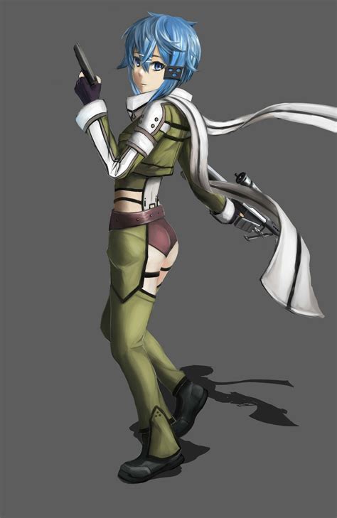 Sinon Shinon Asada Shino Sword Art Online Sao Alo Alfheim