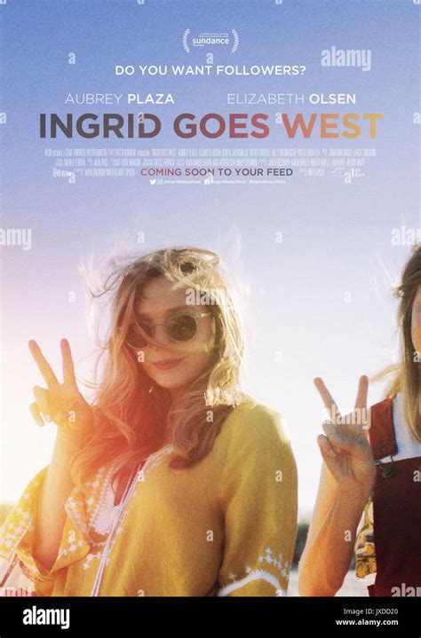 Ingrid Goes West Us Poster Aubrey Plaza 2017 ©neoncourtesy Everett