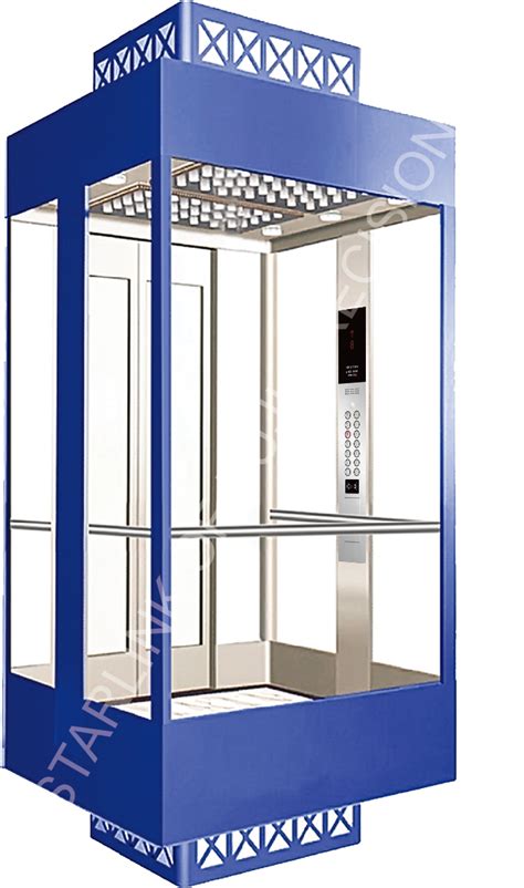 Luxurious Safety Semi Circular Observation Elavator Panoramic Elevator Products Suzhou Fuji
