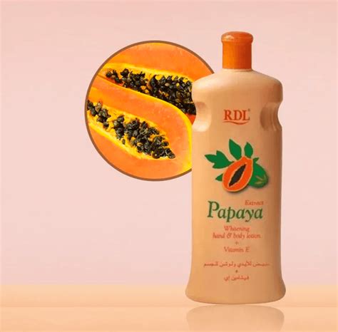 Rdl Papaya Whitening Body Lotion Vitamin E 210ml Small Pinoyhyper