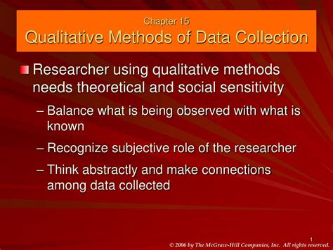 Qualitative Data Collection Methods