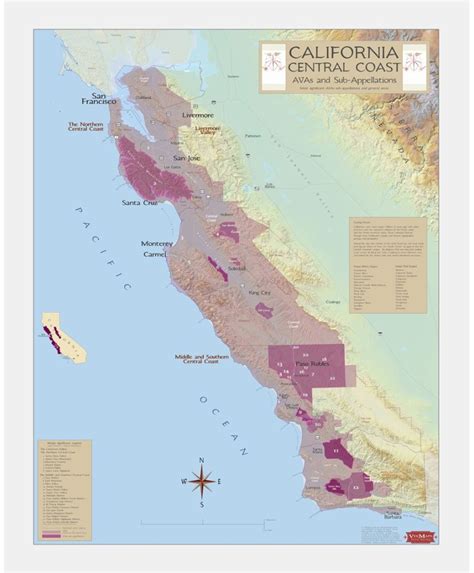 Map Of The California Coast