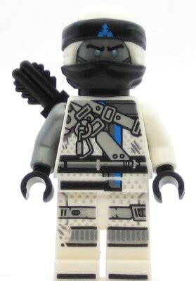 Lego Ninjago Minifigure Zane Hunted Genuine Ebay