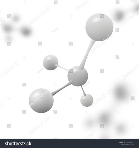 Abstract Molecules Design Molecular Structure Graphic Stock Vector