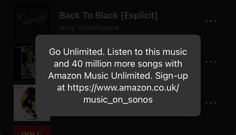 Amazon Error Suddenly Getting This Nothing Will Play Any Ideas R Sonos