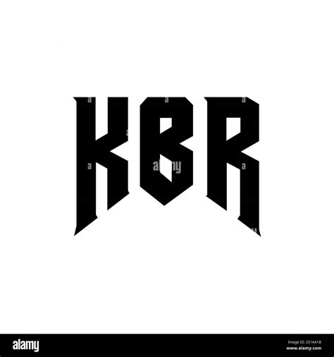 Kbr Letter Logo Design For Technology Company Kbr Logo Design Black