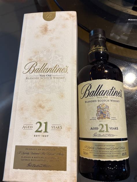 Ballantines Very Old Blended Scotch Whisky 21 Years Food And Drinks