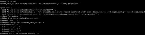logging in spark with log4j2 how to customize the driver and executors