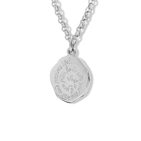 What Is It You Silver Quote Pendant Cassandra Goad
