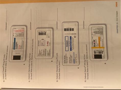 10 Ordered Clozaril 50 Mg Po Daily On Hand Refer