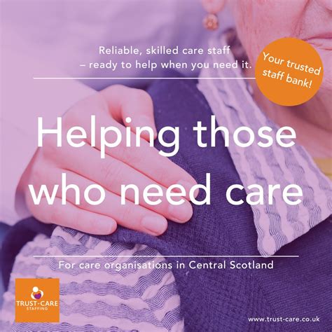 At Trust Care We Help Improve Peoples Lives Every Day By Providing