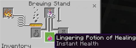 How To Make Lingering Potion Of Healing In Minecraft