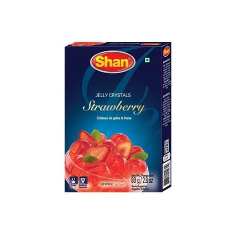 Shan Strawberry Jelly Crystals 80g Watan Superstore