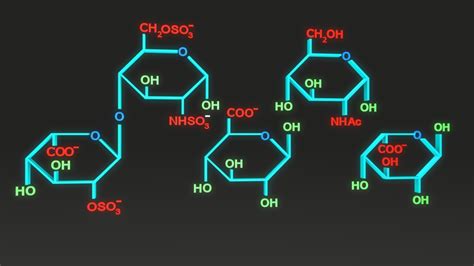Chemical Structure Heparin Model Turbosquid 1238352