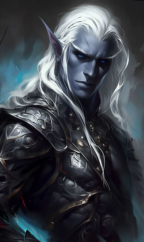 Drow Noble Dark Elf Elf Warrior Dungeons And Dragons Art