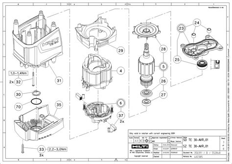 Hilti Te 7 Spare Parts List
