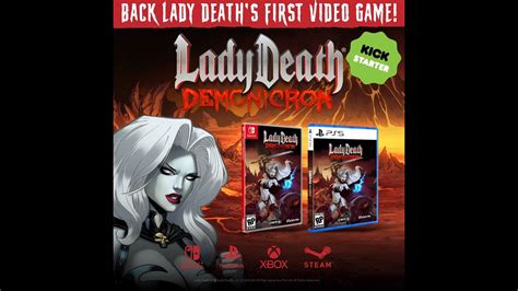 Ends Soon Pledge Now Lady Death Demonicron New Retro Beat Em Up