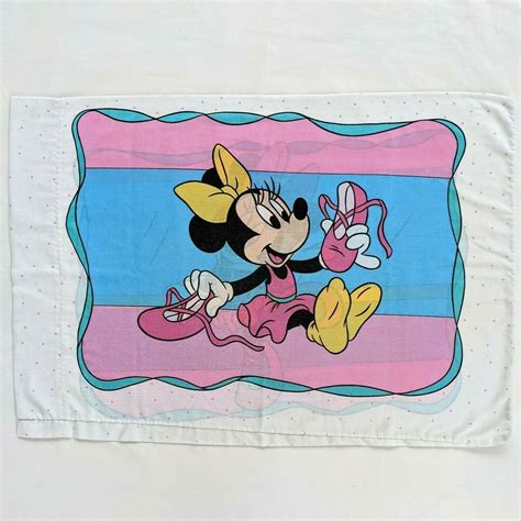 Vintage Dundee Minnie Mouse Ballerina Ballet Dancer Standard Pillowcase