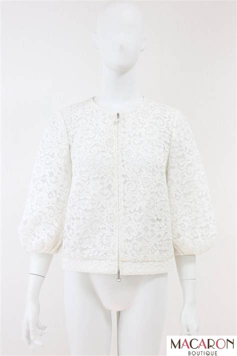 Rene（ルネ） ノーカラーレースジャケット 6213190