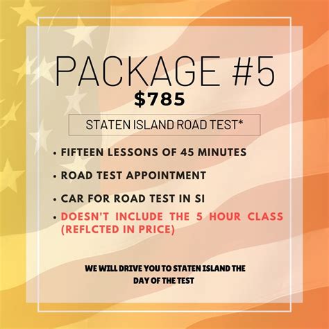 Package 5 Without 5 Hour Class Si New Yorks Best Driving School