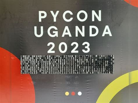 Pycon Pyconuganda Pyconuganda2023 Pythonprogramminglanguage