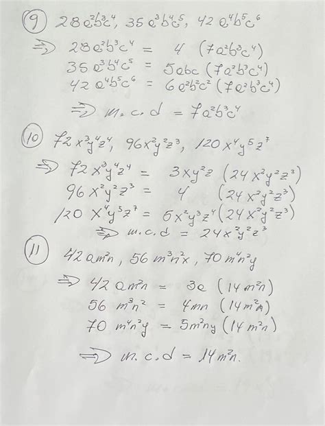 Mas De 3060 Ejercicios Resueltos De Matemática Algebra Maximo Comun