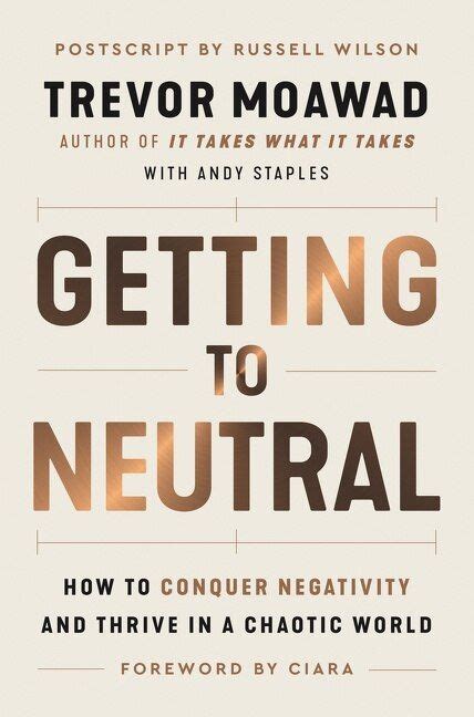 Getting To Neutral By Trevor Moawad Hardcover Indigo Chapters Negativity Self Help Audio Books