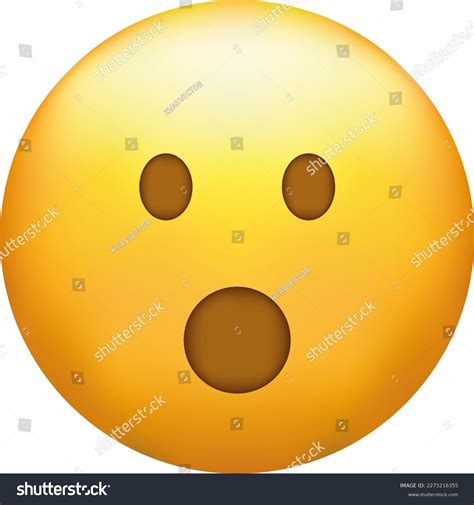 Shocked Emoticon Face