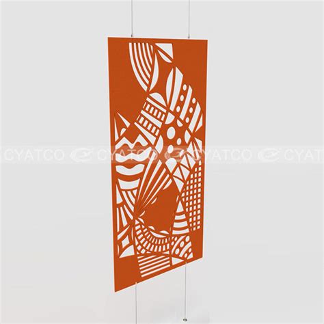 Blue Hanging Room Divider Panel Screen Diy Decor