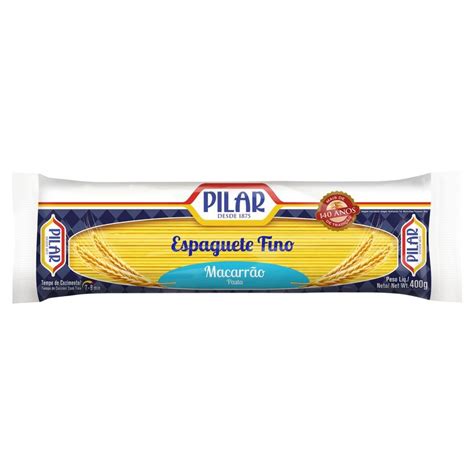 Macarrão Pilar Espaguete Fino 400g