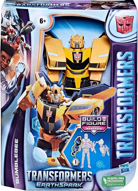 Transformers Earthspark Bumblebee Deluxe Action Figure Build Dr