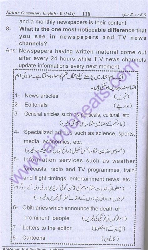 English Ii Code 1424 Ba Aiou Free Solved Assignment No2 Autumn 2013