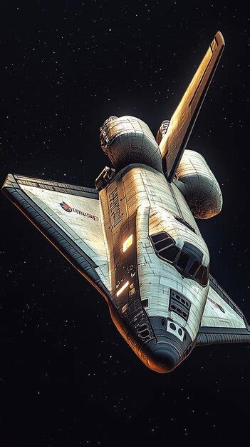 Quothightech Space Shuttle With Angular Aerodynamic Designquot
