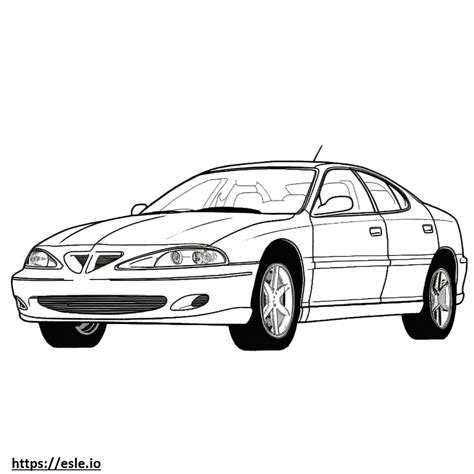 Dodge Intrepid Coloring Page