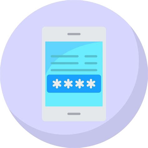 Password Flat Bubble Icon 44198890 Vector Art At Vecteezy