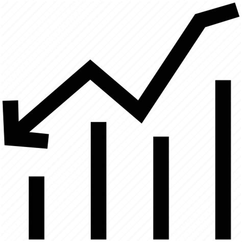 Chart Decrease Decreasing Line Chart Loss Statistic Icon