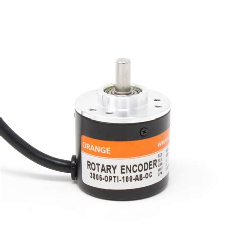 Orange 100 Ppr 2 Phase Incremental Optical Rotary Encoder Darkoct02