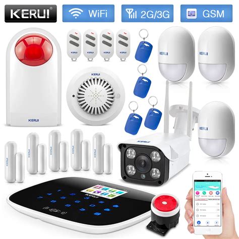 Aliexpress Com Buy KERUI W193 WiFi 3G GSM PSTN RFID Wireless Smart Home Security Alarm System