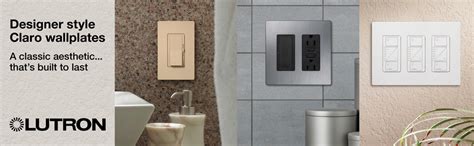 Lutron Claro Light Switch Cover Plate 1 Gang Wallplate For Decorator