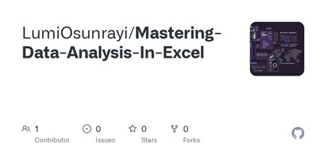 github lumiosunrayi mastering data analysis in excel