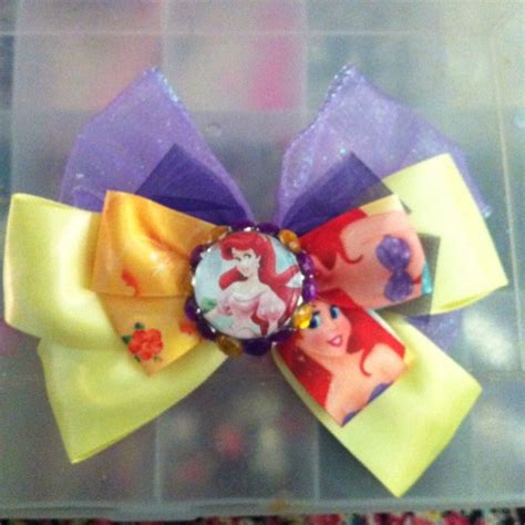 Ariel Bow Crafts Ariel Hair Bows