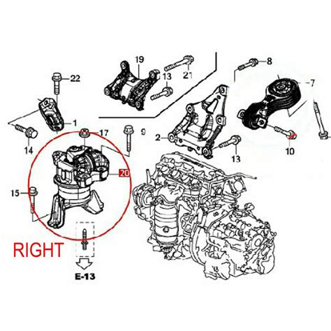 Engine Mount Honda Civic At Jack Belser Blog
