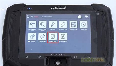 Lonsdor K518 Pro Tutorials Start Emergency With Antenna And Copy